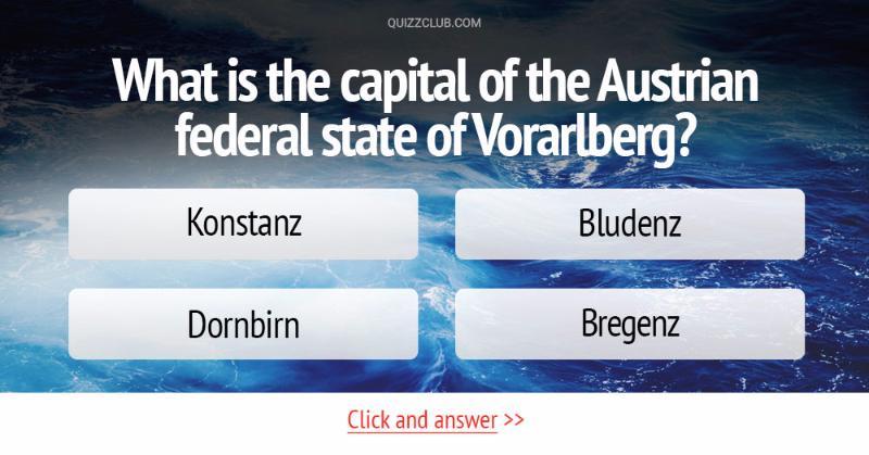 What is the capital of the Austrian... | Trivia Questions | QuizzClub
