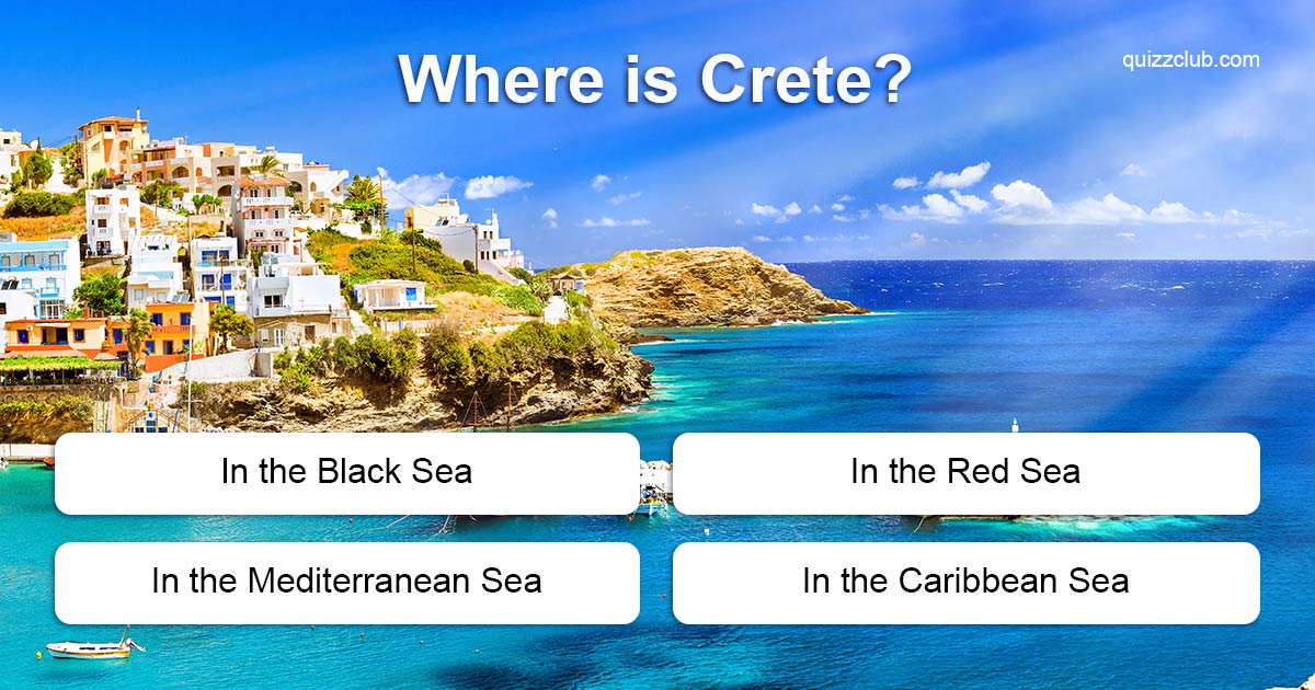 Where is Crete? | Trivia Questions | QuizzClub