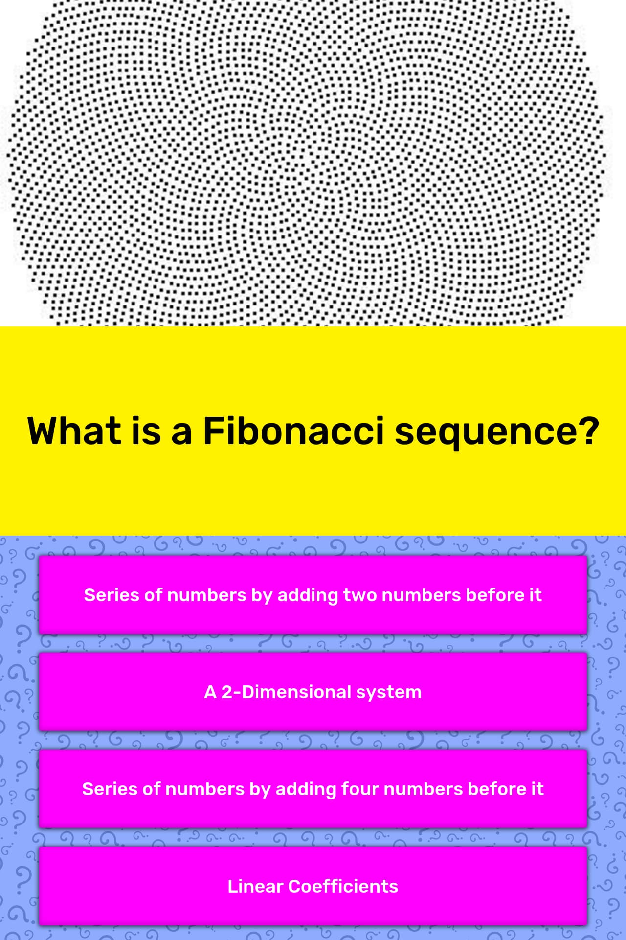 What Is A Fibonacci Sequence Trivia Answers QuizzClub
