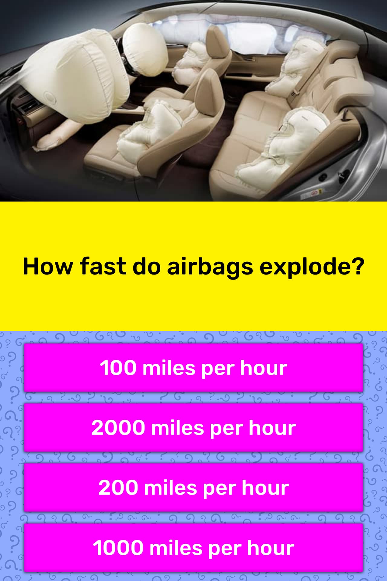 How Fast Do Airbags Inflate