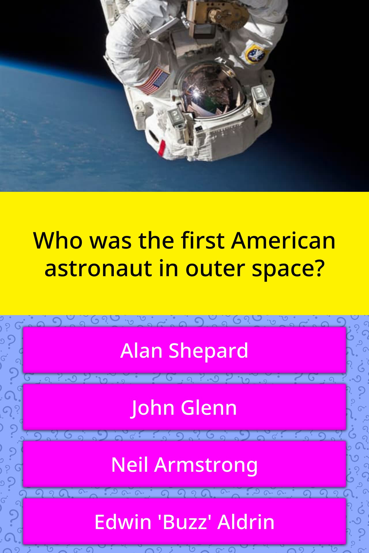 American Astronauts Names