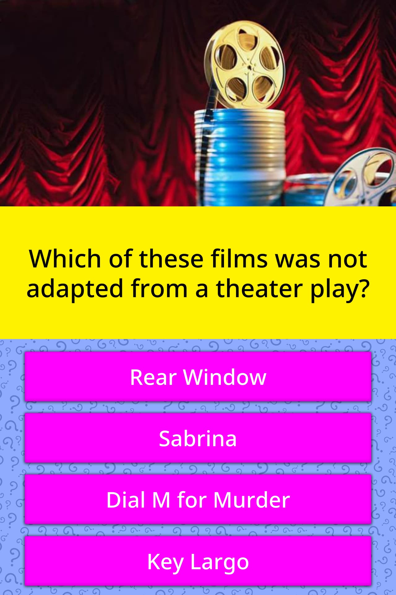 Which Of These Films Was Not Adapted Trivia ions QuizzClub Which Of These Films Was Not Adapted Trivia ions QuizzClub