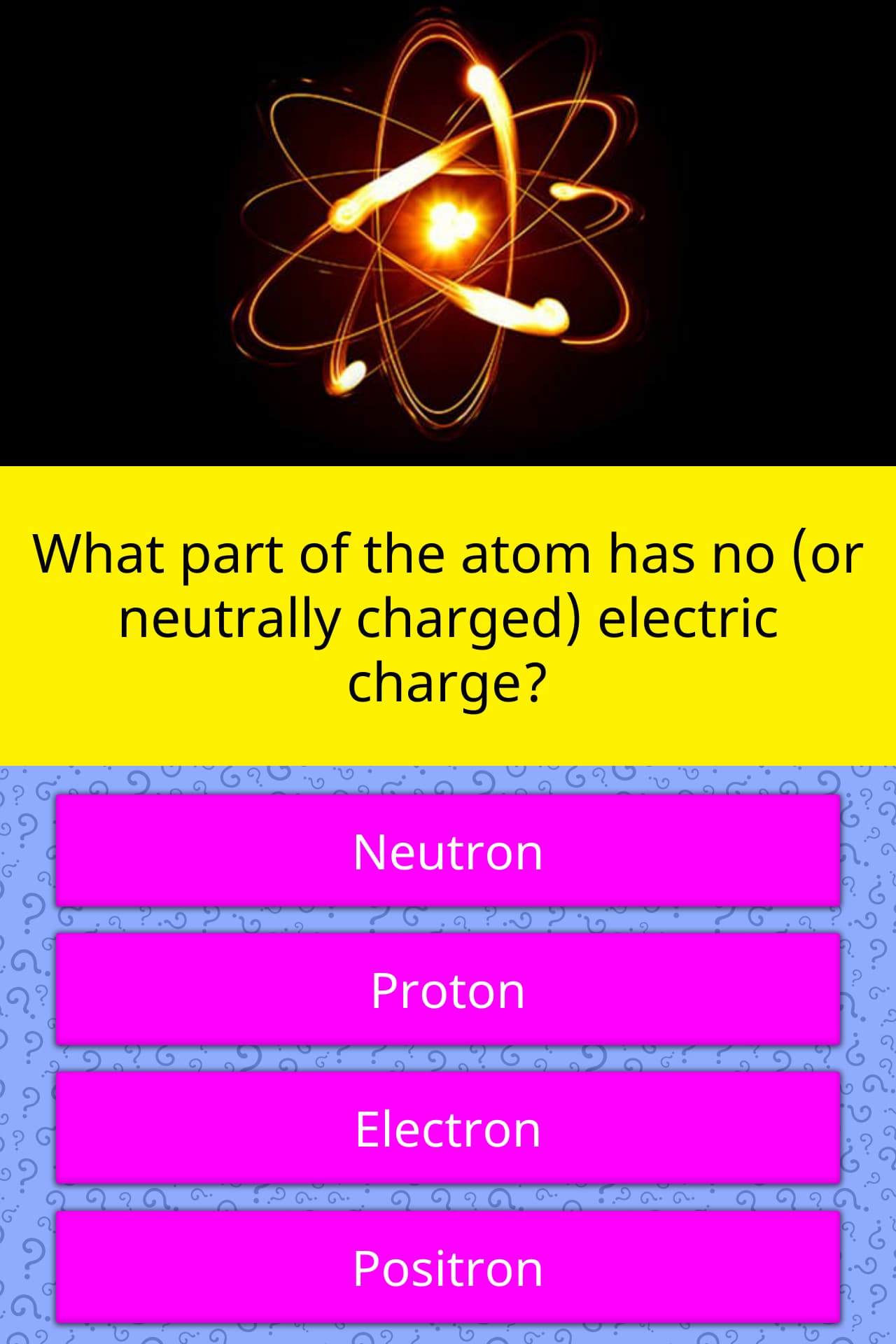 What Part Of The Atom Has No or Trivia Questions QuizzClub what-part-of-the-atom-has-no-or-trivia-questions-quizzclub
