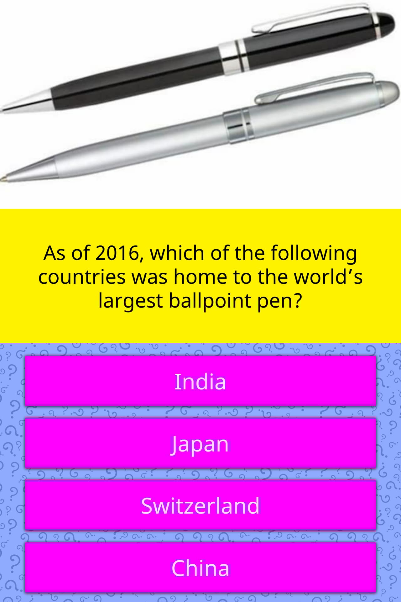 Sale > world's largest ballpoint pen > in stock