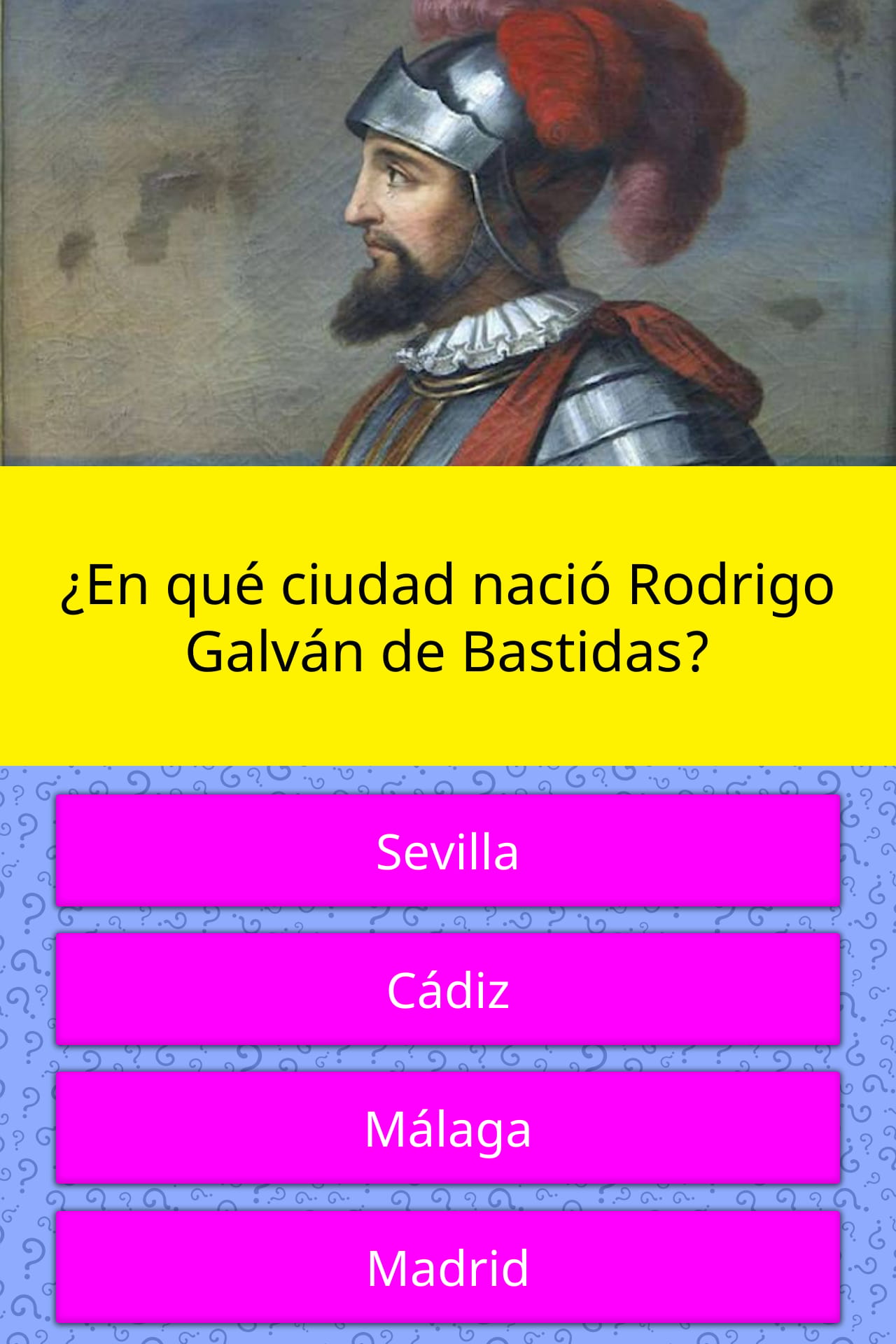 ¿En qué ciudad nació Rodrigo Galván... | Las Preguntas Trivia