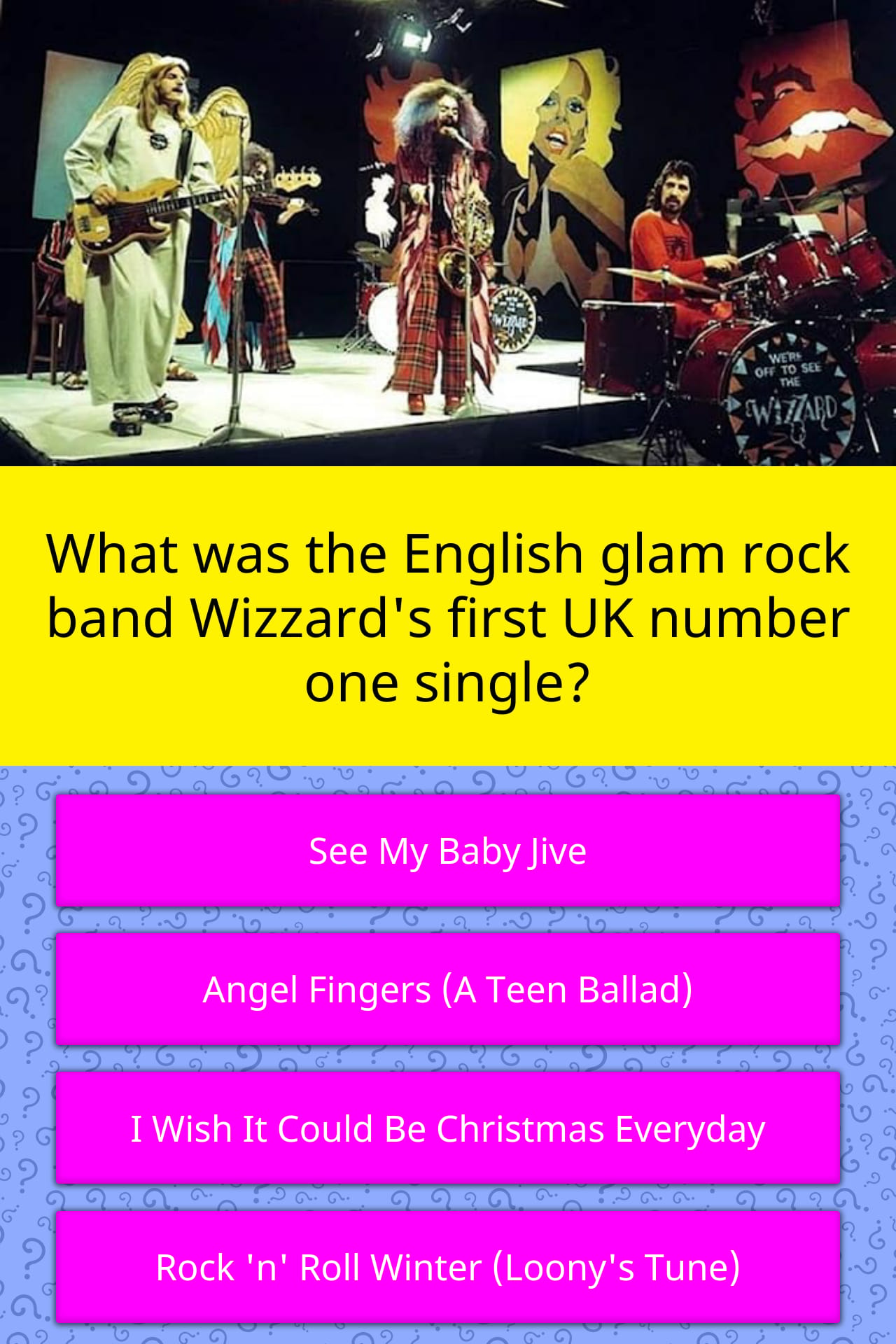 What Was The English Glam Rock Band Trivia Questions QuizzClub What Was The English Glam Rock Band Trivia Questions QuizzClub
