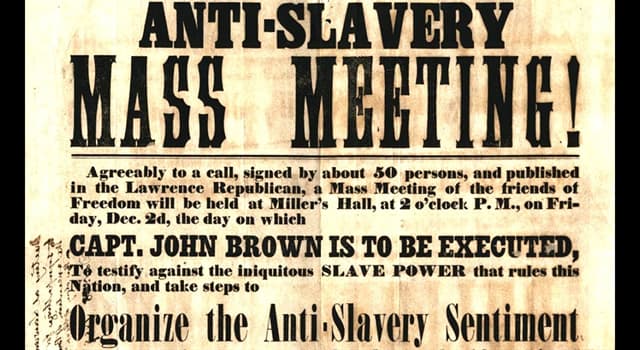Who was a famous American abolitionist? | Trivia Questions | QuizzClub